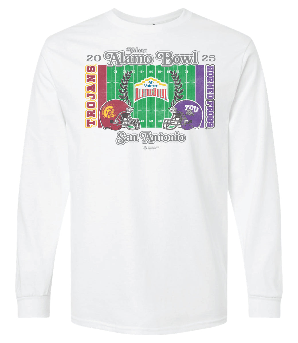 2025 Valero Alamo Bowl 2-Team Long Sleeve T – Alamo Bowl Merchandise