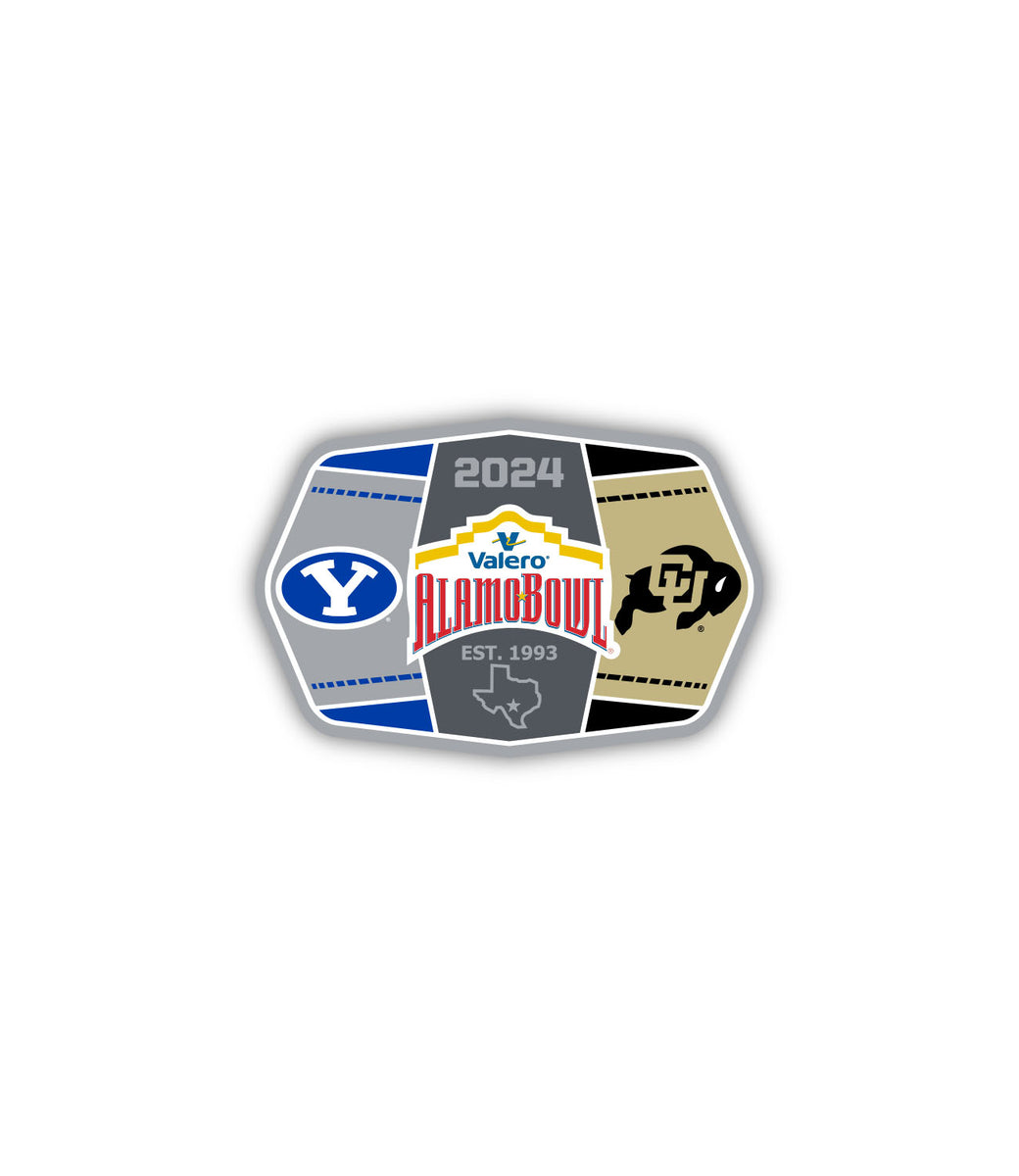 2024 Valero Alamo Bowl 1.5" Lapel Pin – Alamo Bowl Merchandise